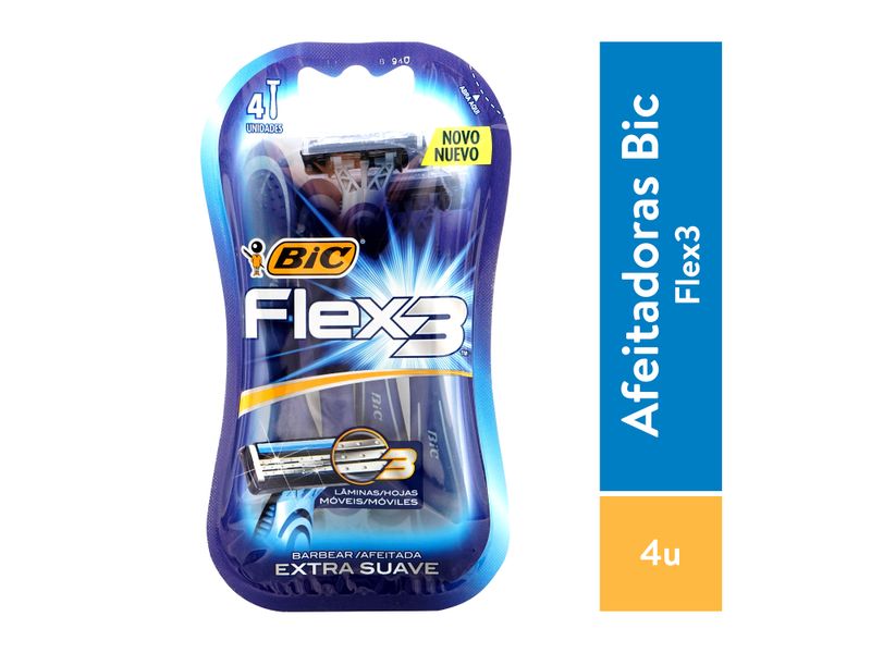 Comprar Rasuradora Bic Felx 3 Extra Suave 4Ea | Walmart Nicaragua