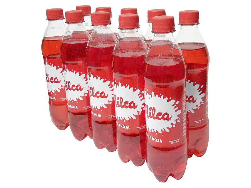 10 Pack De Refresco Milca Soda Roja -500ml