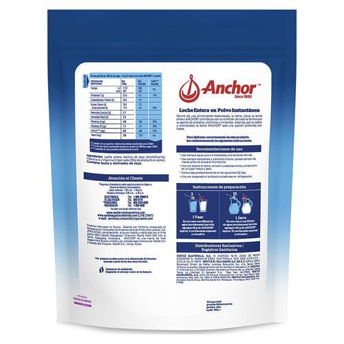 Leche En Polvo Anchor Instantánea Bolsa -2.2kg