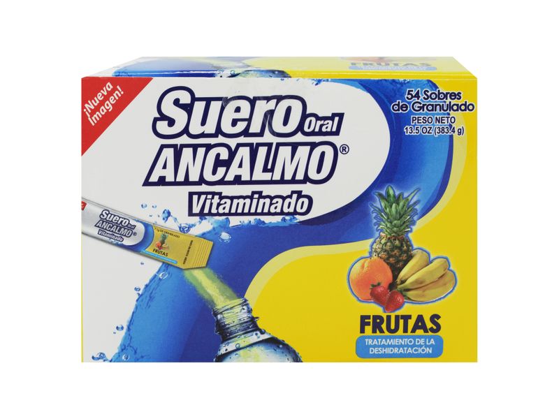 Comprar Suero Oral Vitaminado Ancalmo 7.1gr- 54 Sobres -Precio indicado ...