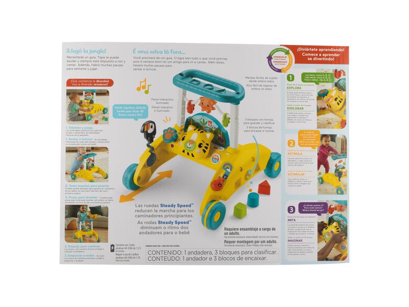 Andadera Fisher Price De Dos Lados Primeros Pasos