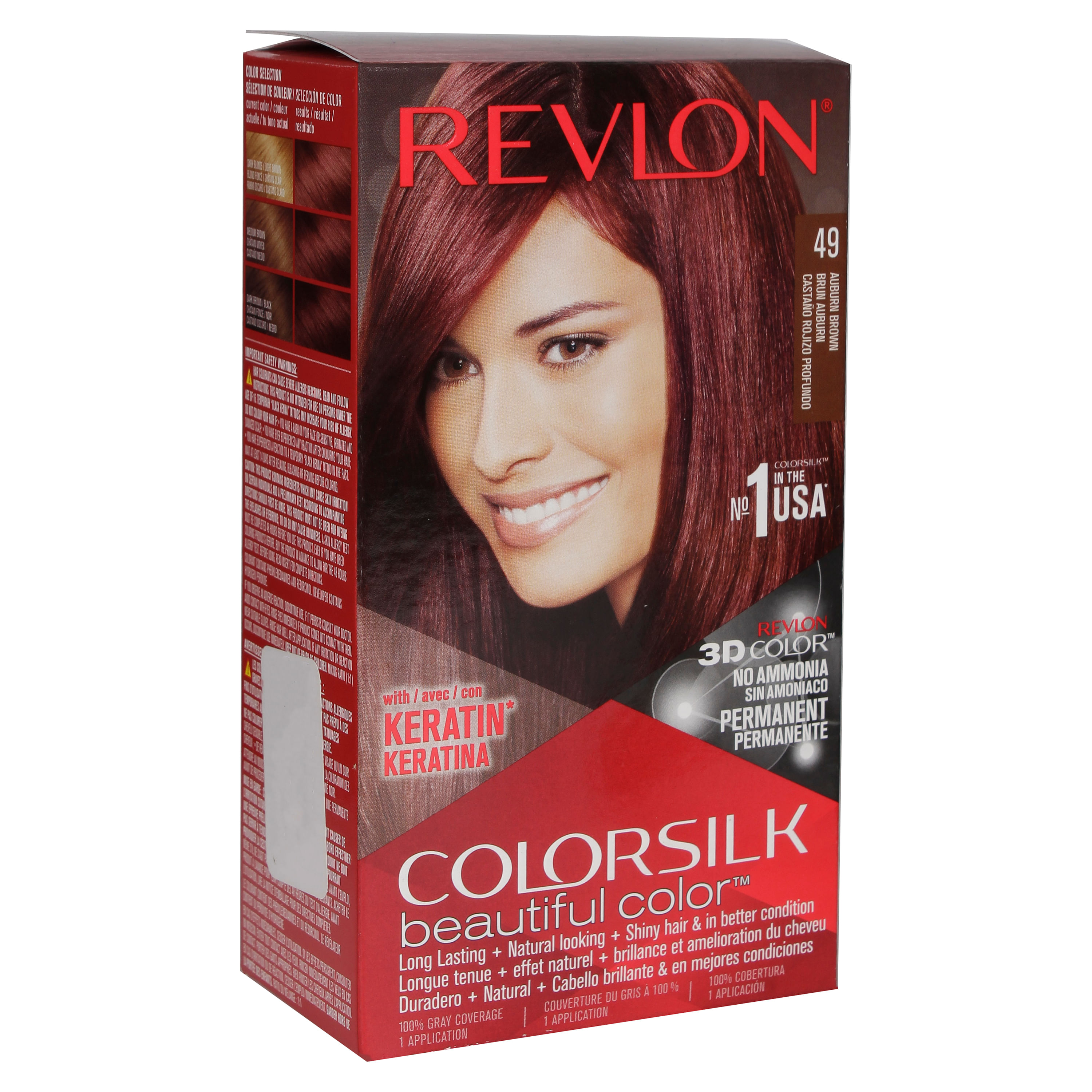 Comprar Tinte Revlon Colorsilk Castaño Rojizo Profundo 49 | Walmart ...