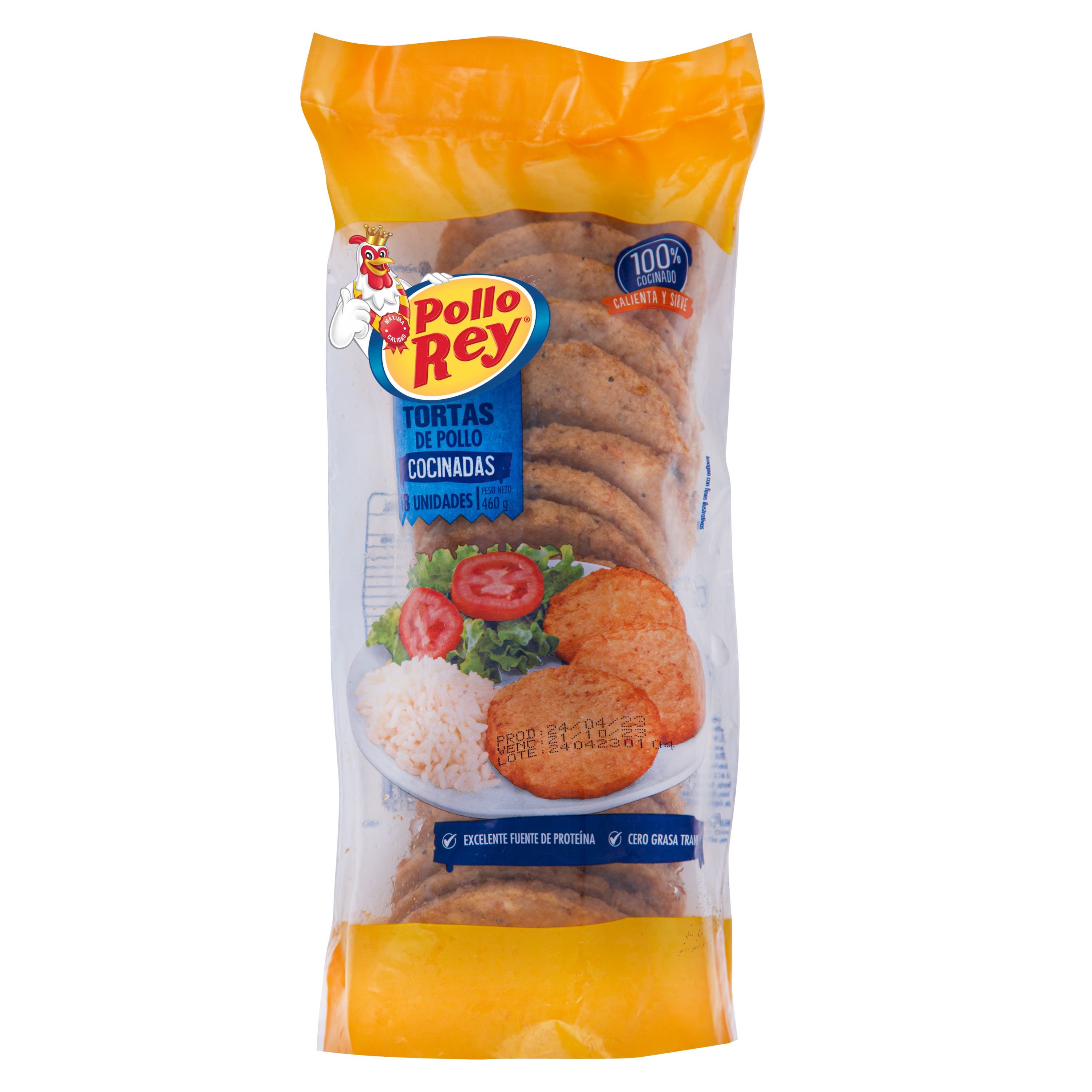 Comprar Tortas De Pollo Pollo Rey - 460 g | Walmart Nicaragua