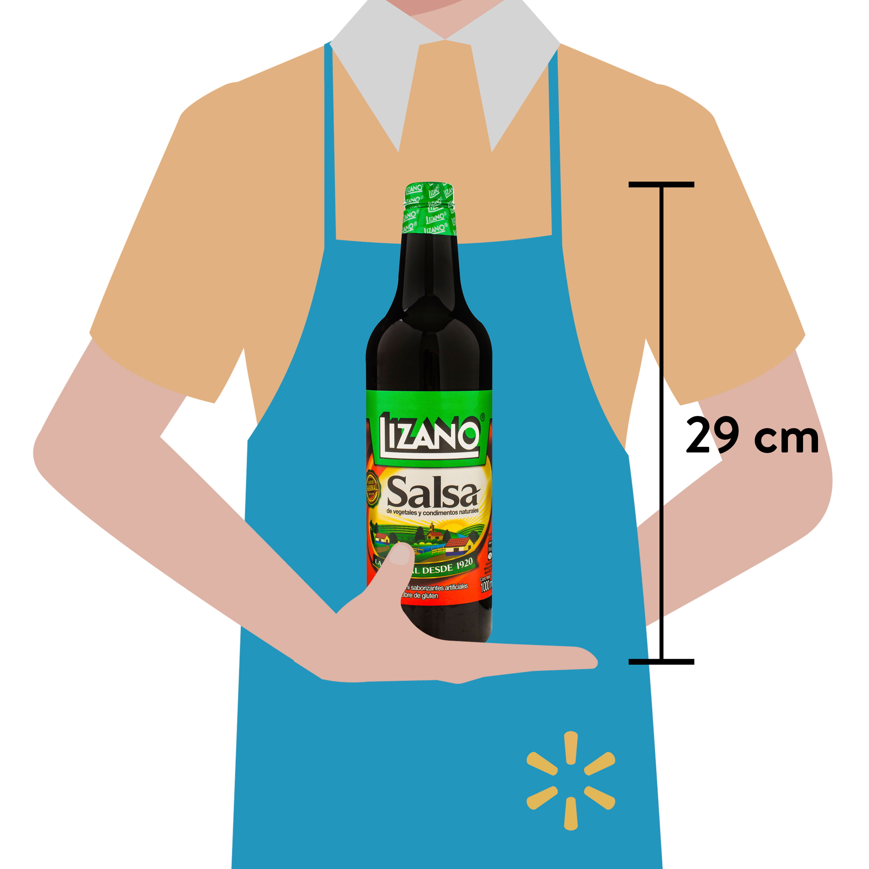 Comprar Salsa Lizano Original en Botella - 1000 ml | Walmart Nicaragua