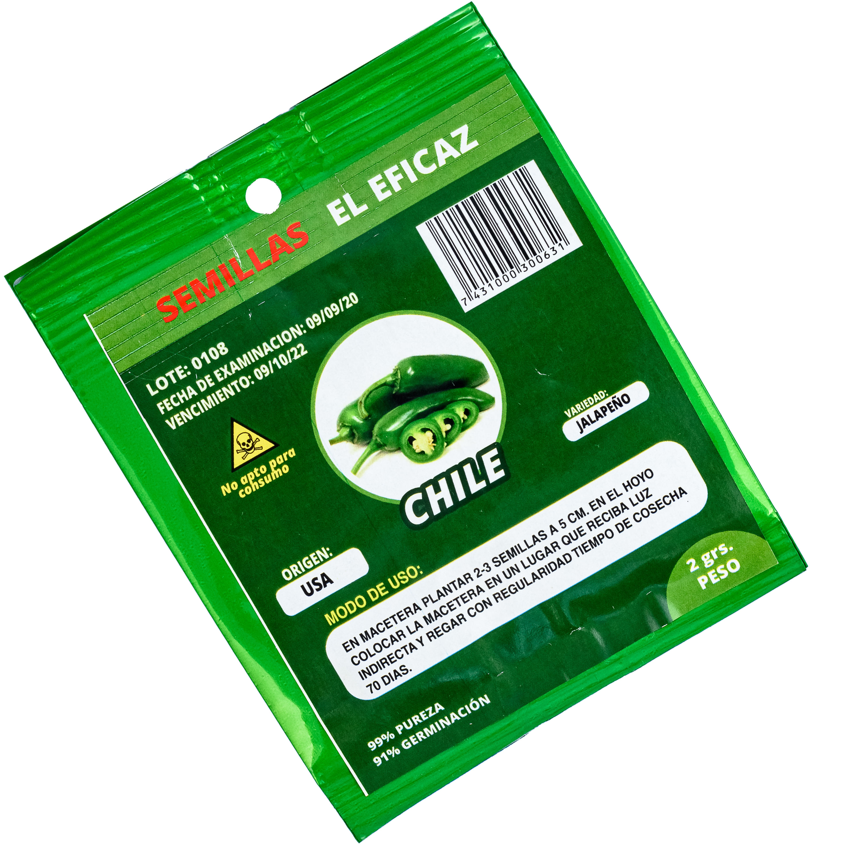 Comprar El Eficaz Semilla De Chile Jalapeno 2Grs | Walmart Nicaragua Comprar El Eficaz Semilla De Chile Jalapeno 2Grs | Walmart Nicaragua