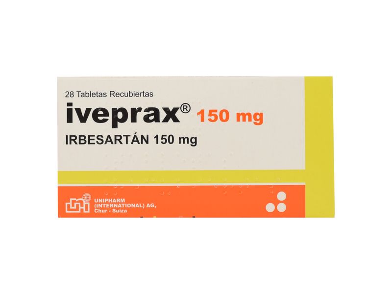 Comprar Iveprax Unipharm Irbersartan 28 Tabletas - 150mg | Walmart ...