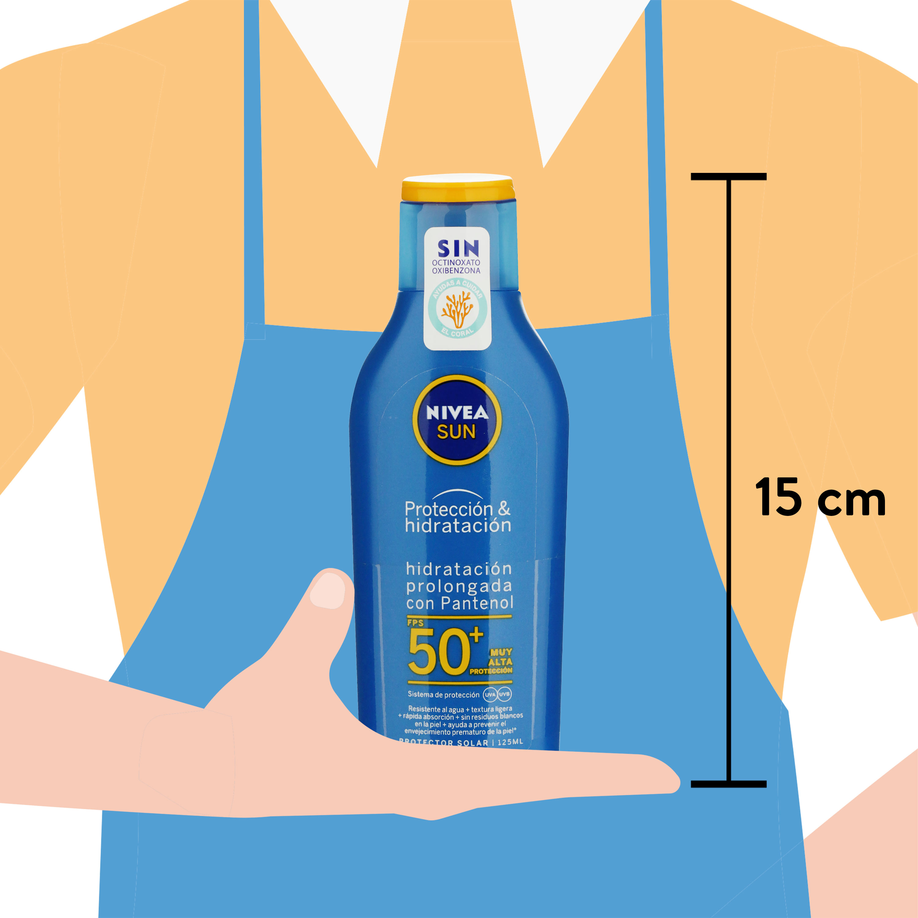 Comprar Protector solar Nivea sun hidratante FPS 50 - 125 ml | Walmart ...
