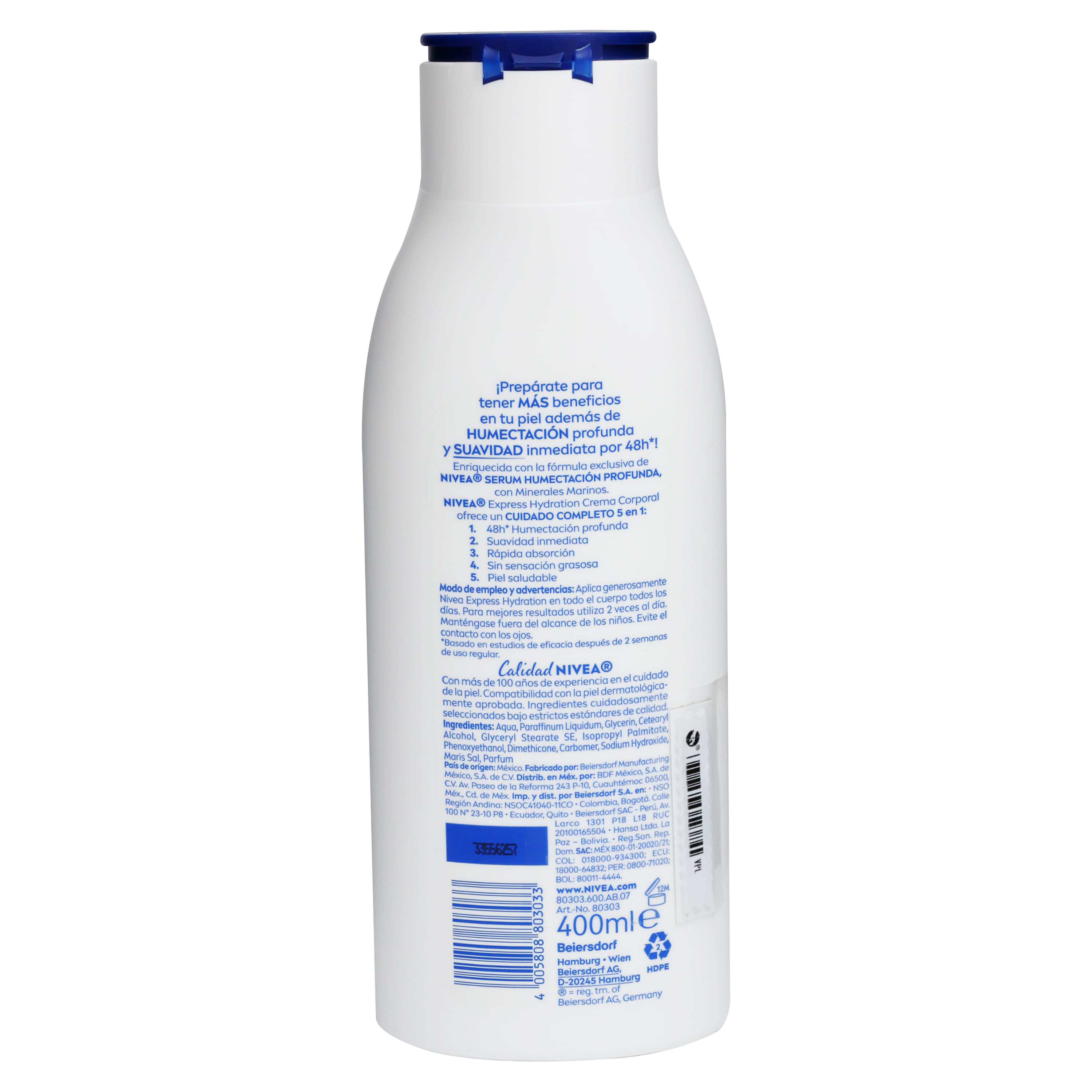 Comprar Crema Nivea Corporal Humectante Express Hidration-400 ml | Walmart Nicaragua