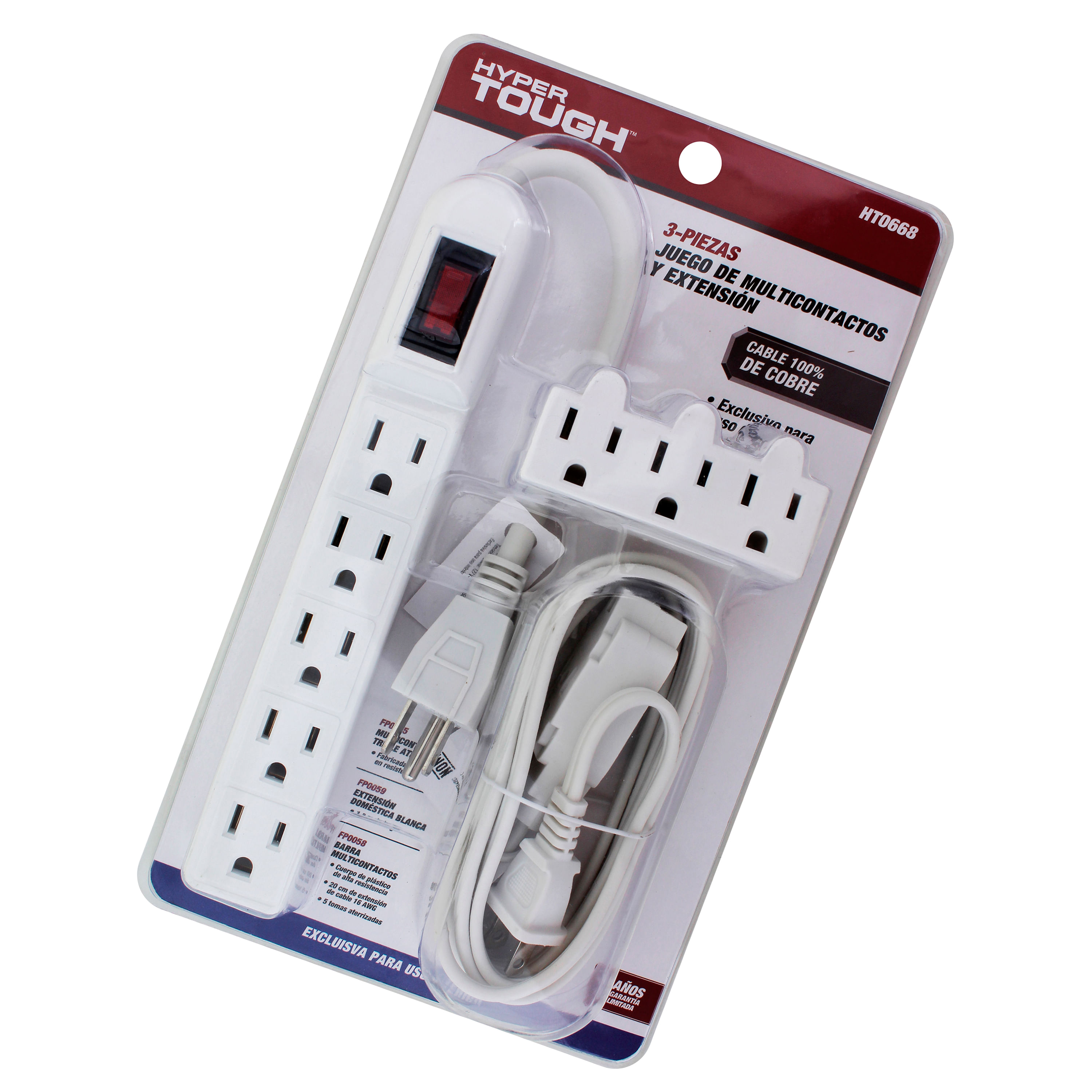 Juego Extension Multicontacto Handiworks