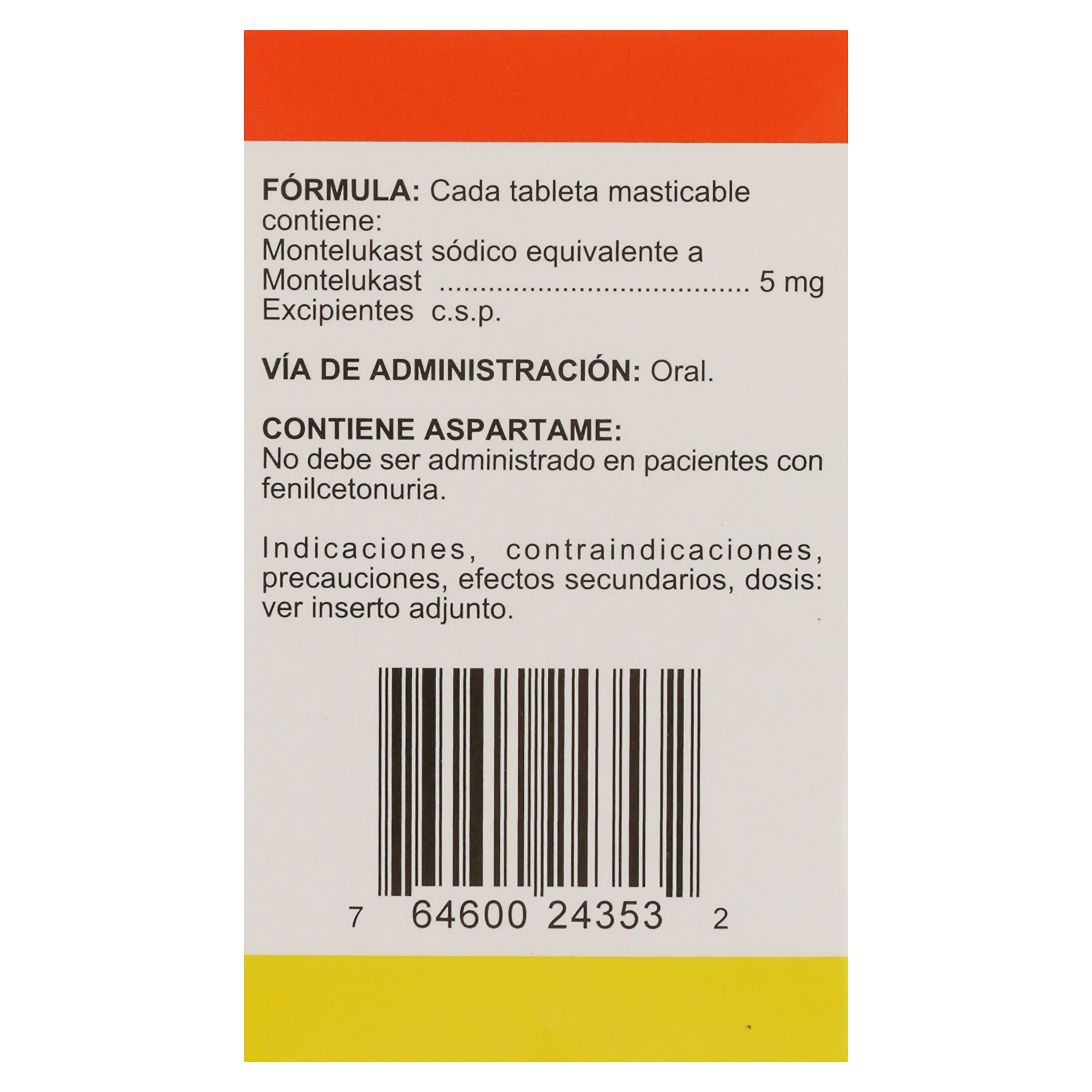 Comprar Suviar Unipharm 5mg x 45 Tabletas | Walmart Nicaragua