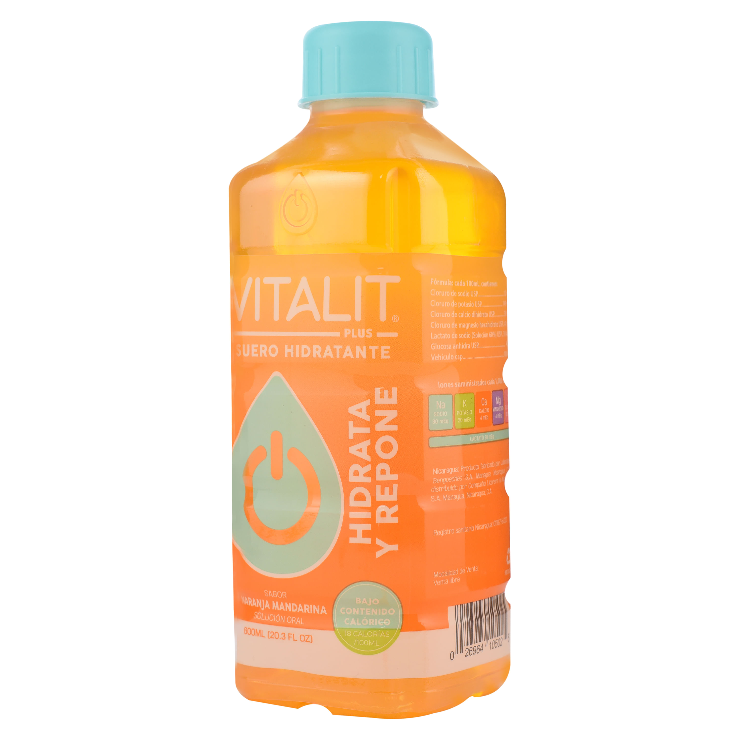 Comprar Suero Vitalit Plus naranja mandarina -600ml | Walmart Nicaragua ...