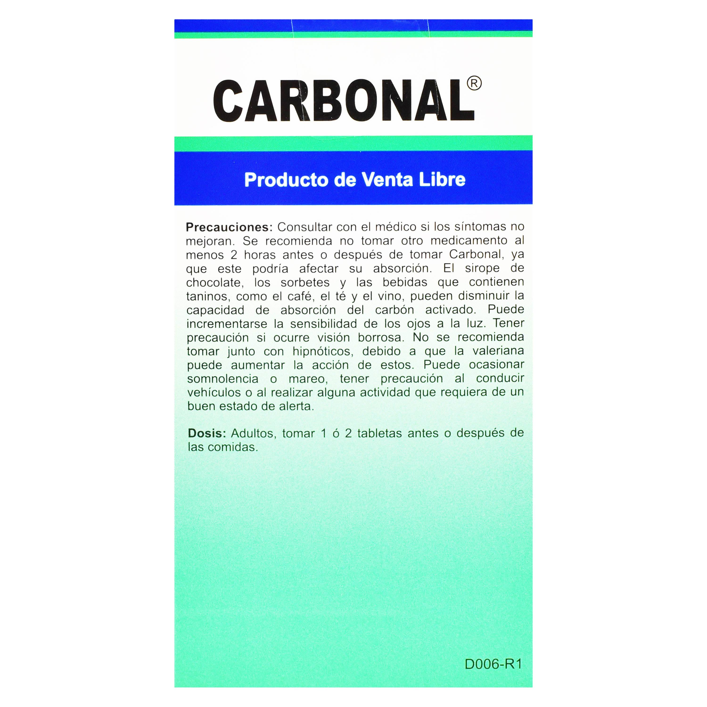Comprar Carbonal Rarpe 4 Tabletas | Walmart Nicaragua - Walmart | Nicaragua