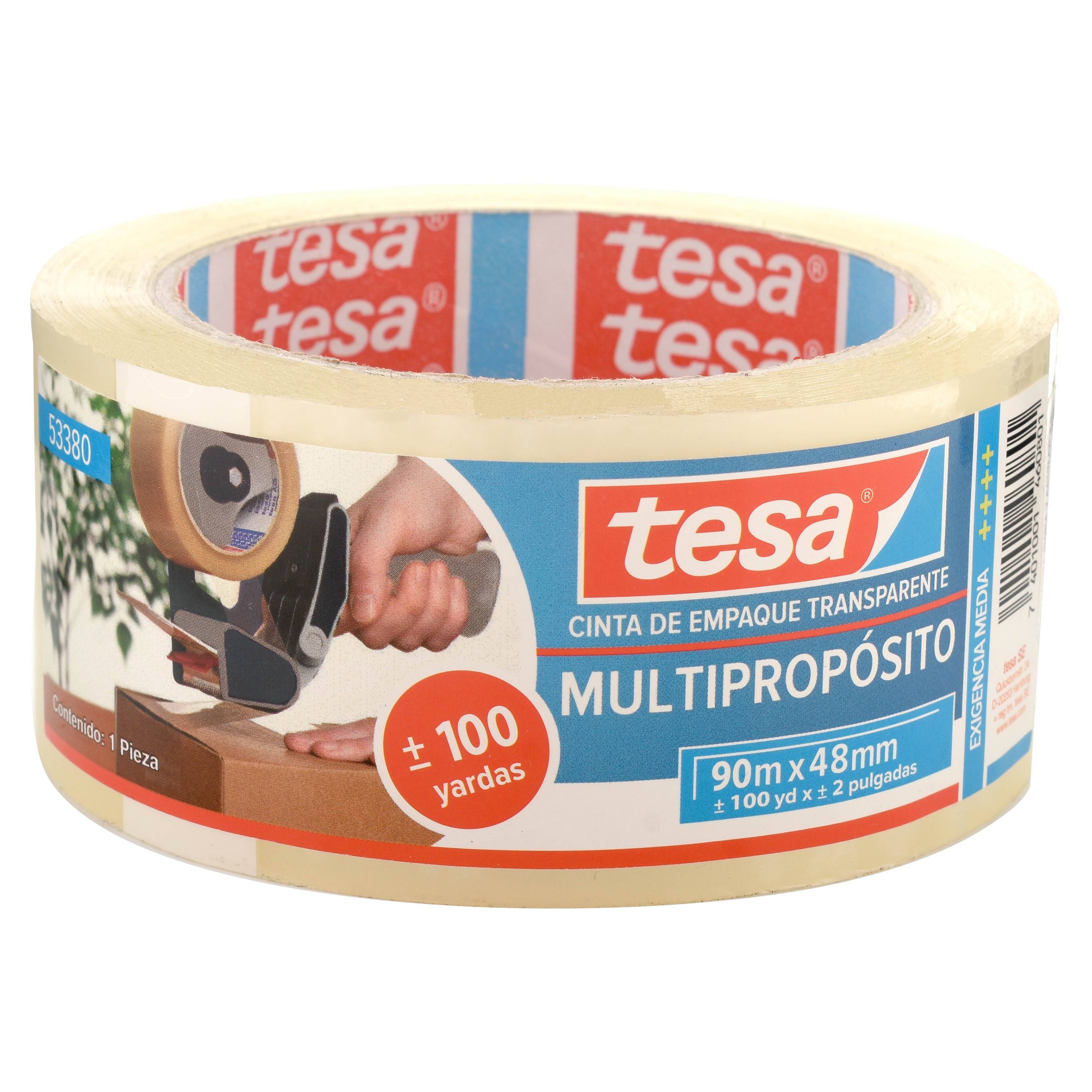 Comprar Cinta Tesa para empaque transparente 48 mm x 90 m | Walmart ...