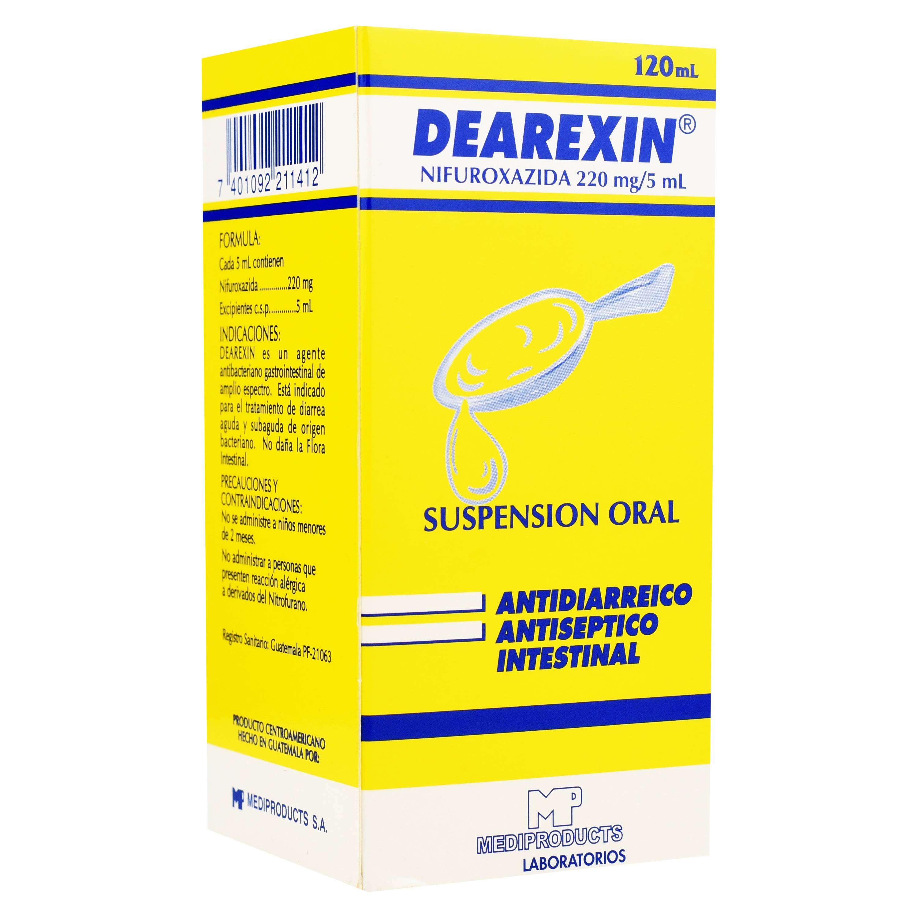 Comprar Dearexin Suspension 220 Mg 120 Ml | Walmart Nicaragua - Walmart ...