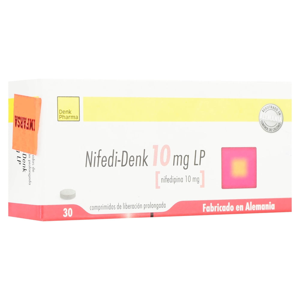 Comprar S Nifedipina Denk 10 Mg 30 Capsulas | Walmart Nicaragua
