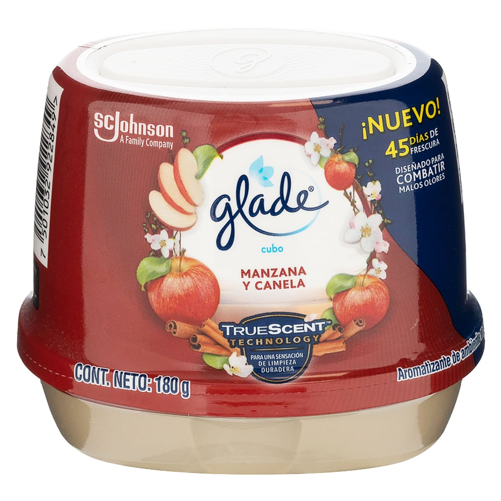 Comprar Cubo Glade aromatizante en gel aroma manzana y canela - 180 g ...