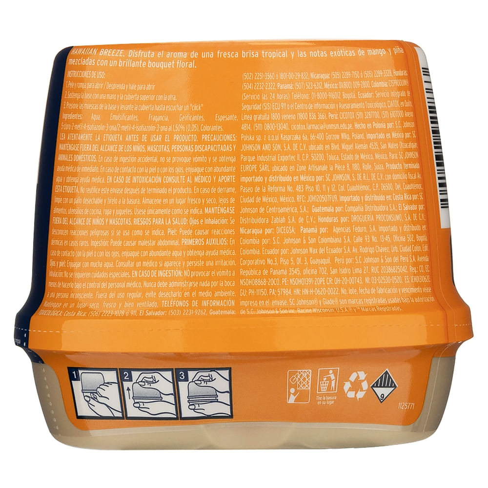 Comprar Aromatizante Glade cubo en gel hawaiian breeze - 180 g ...