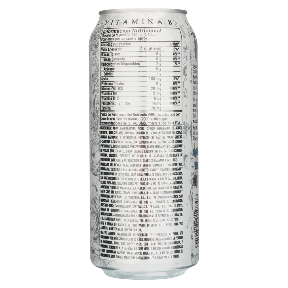 Comprar Bebida energética Monster energy ultra - 473 ml | Walmart ...