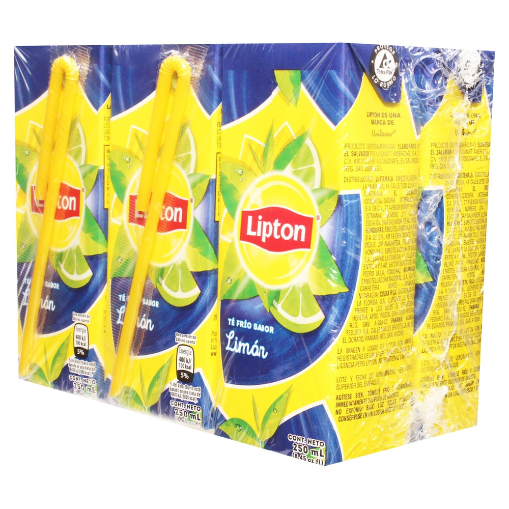 Comprar Lipton Limon 250ml Tetra 6pk | Walmart Nicaragua - La Unión ...