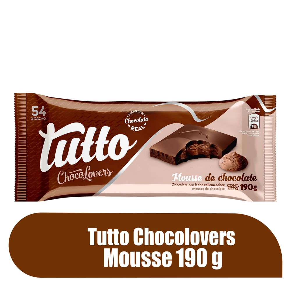 Comprar Chocolate Tutto Chocolovers Mousse - 190 g| Walmart Nicaragua