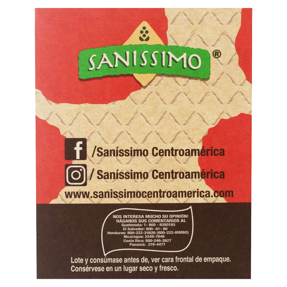 Galleta Sanissimo Arroz Integral 10 pack - 120 g - Walmart | Nicaragua