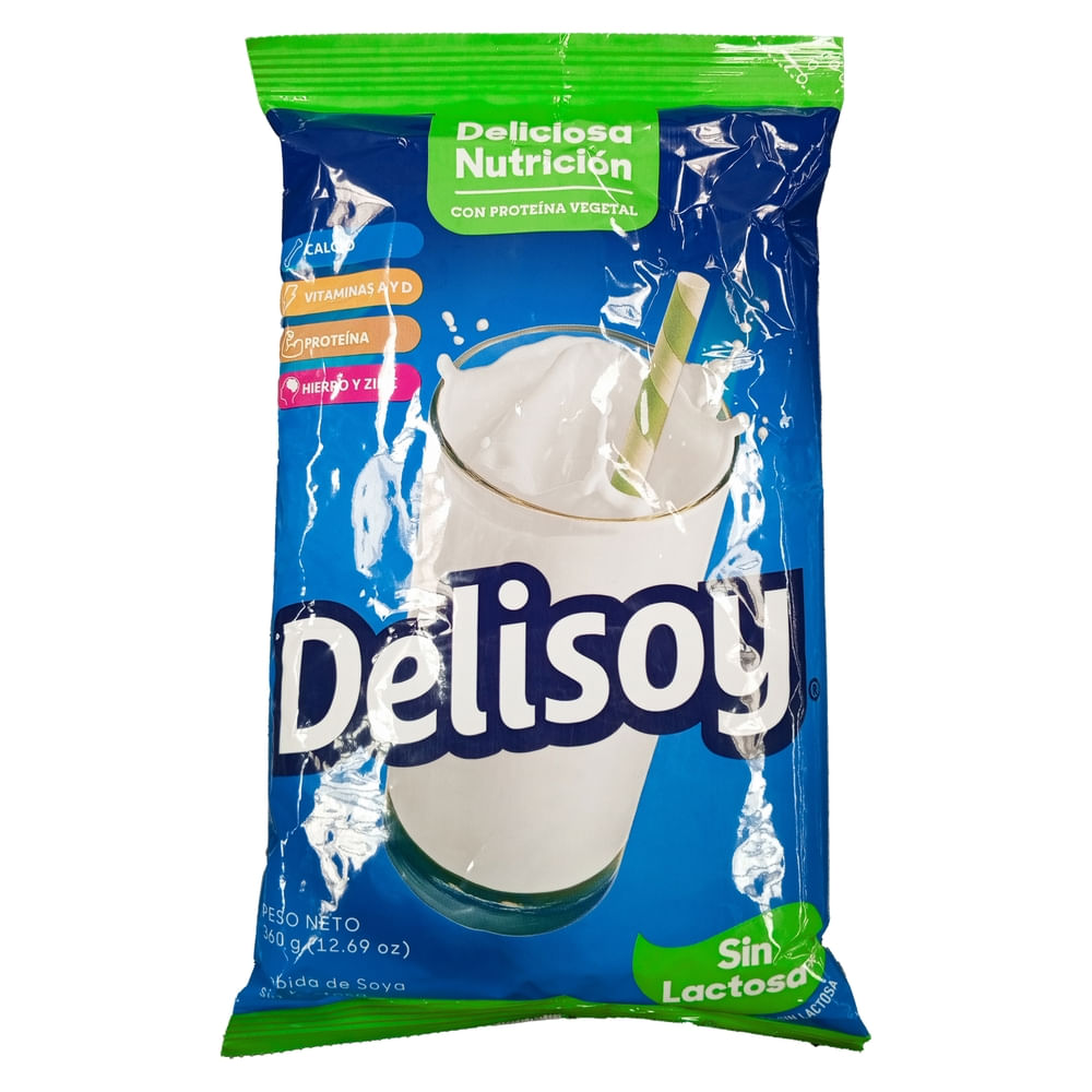 Comprar Bebida en Polvo Delisoy sin Lactosa - 360 g | Walmart Nicaragua