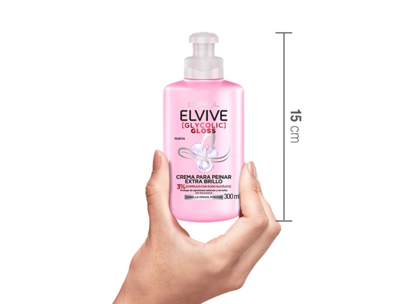 Comprar Crema para peinar L'Oréal Paris Elvive Glycolic Gloss - 300 ml ... Comprar Crema para peinar L'Oréal Paris Elvive Glycolic Gloss - 300 ml ...