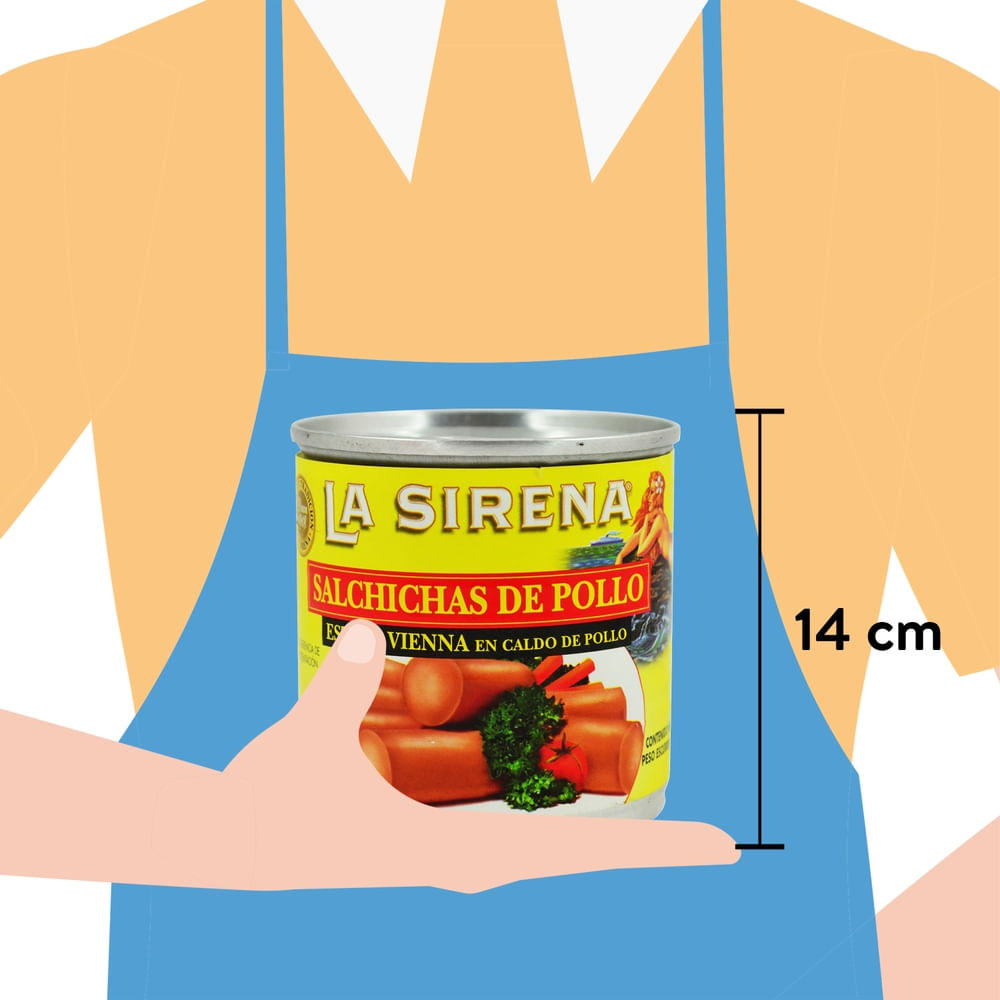 Salchichas La Sirena Pollo Vienna - 99 g - Walmart | Nicaragua