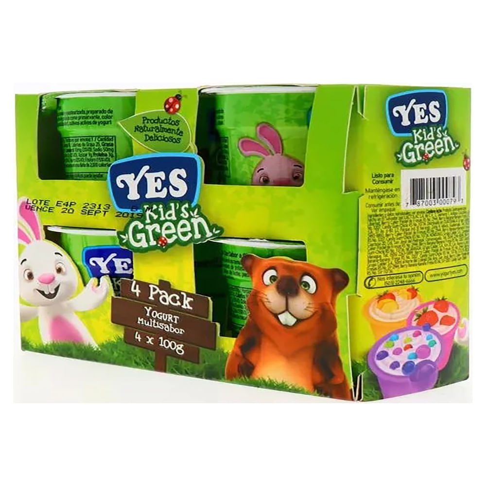 Comprar Yes Yogurt Kids Surtido 4 Pack - 100 g | Walmart Nicaragua - La ...