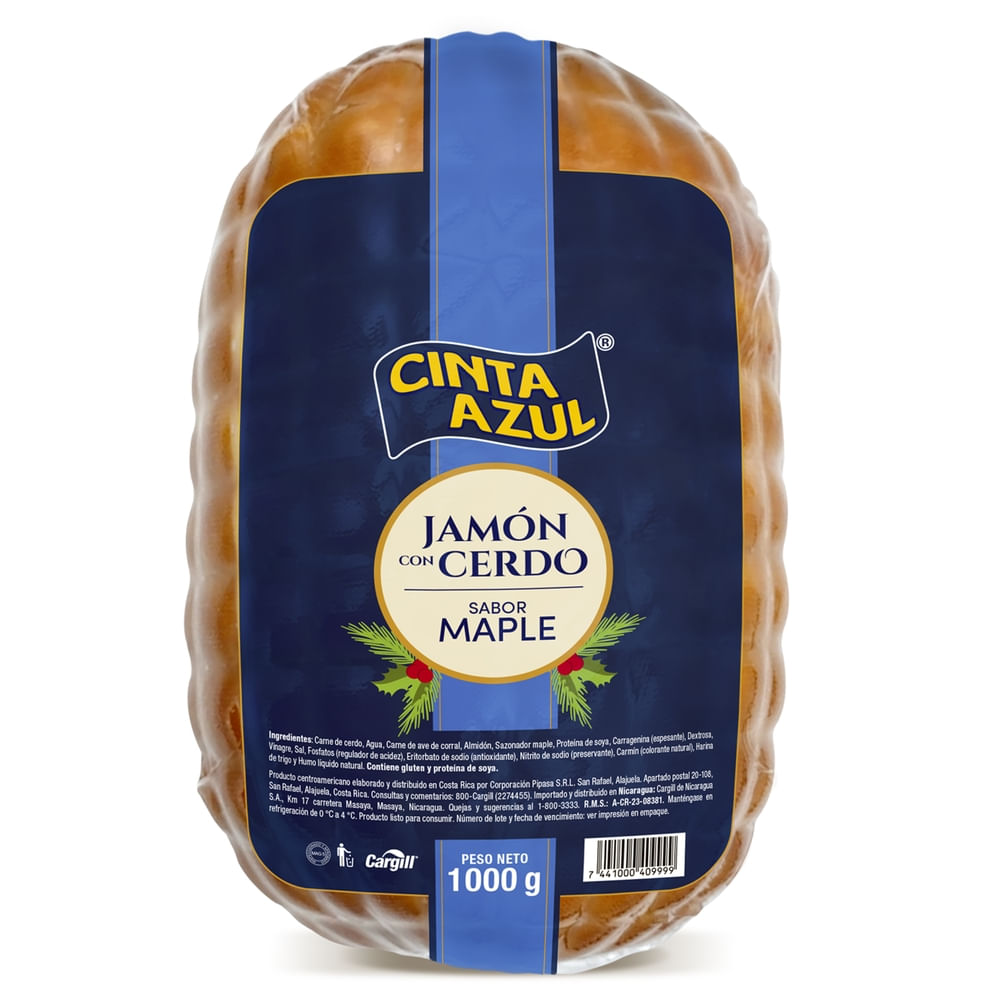 Comprar Jamon Cerdo Maple Cinta Azul 1 Kg | Walmart Nicargua - La Unión ...