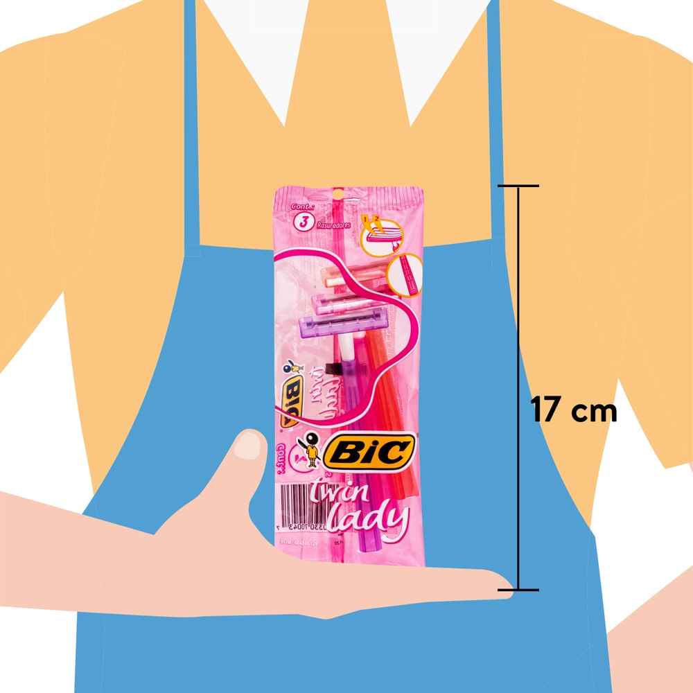 Comprar Rasuradoras Bic doble hoja para mujer - 3 Uds | Walmart ...
