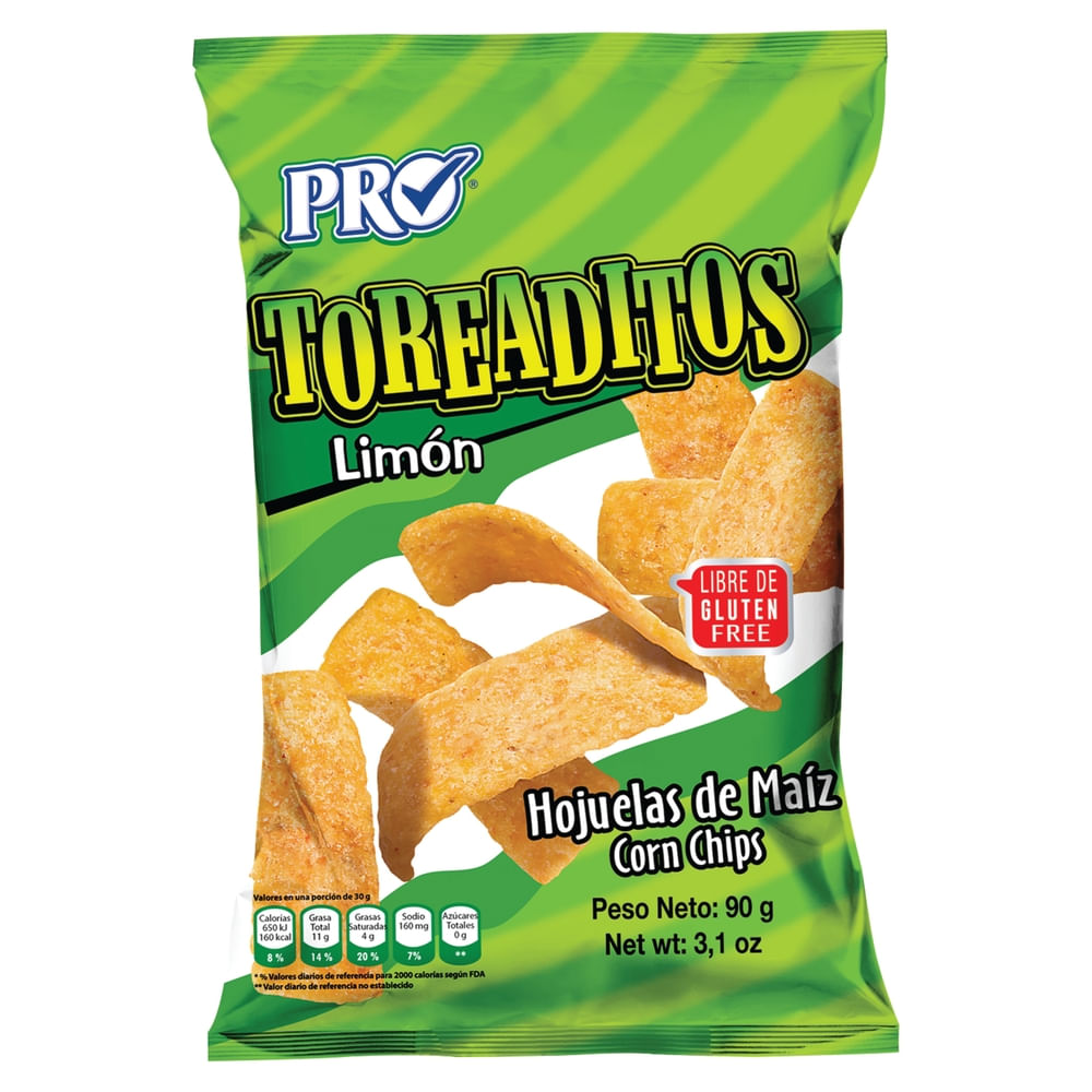 Comprar Snack Pro chips toreaditos con limón y sal - 90 g | Walmart ...