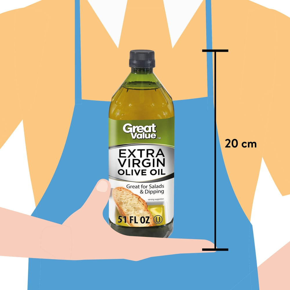 Comprar Aceite De Oliva Great Value Extra Virgen - 1500 ml | Walmart ...