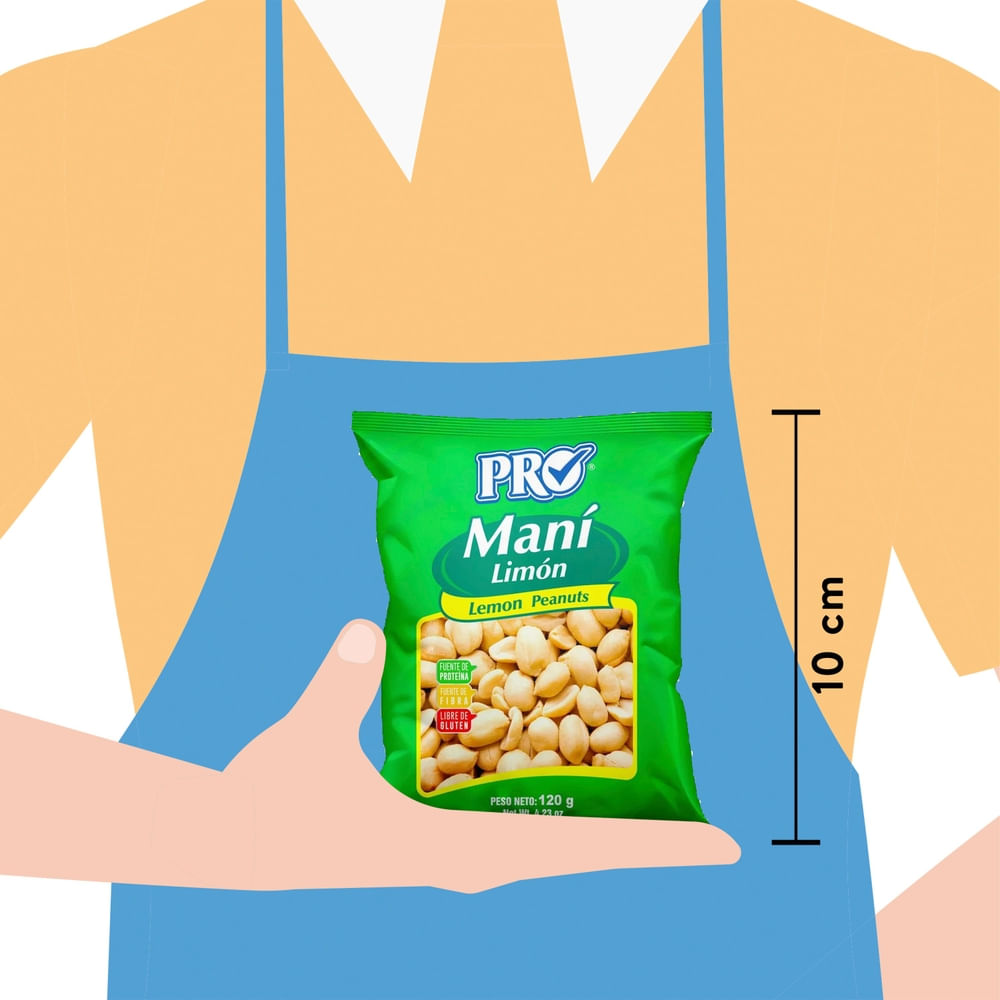 Comprar Maní Pro con limón libre de gluten y fuente de fibra - 120 g ...