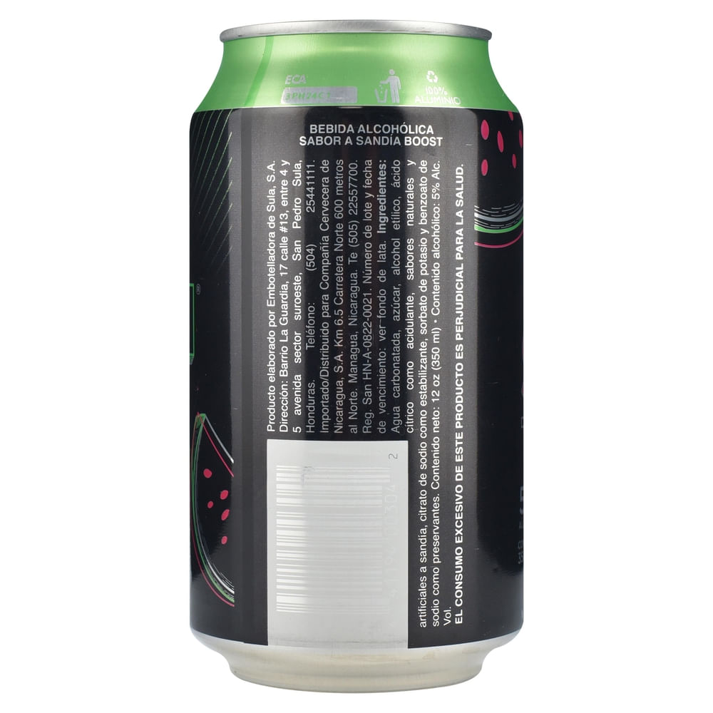Comprar Bebida alcohólica Fusión sabor sandía boost Lata - 350 ml ...