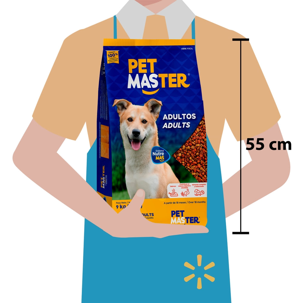Alimento Pet Master Adulto - 9 kg - Walmart | Nicaragua