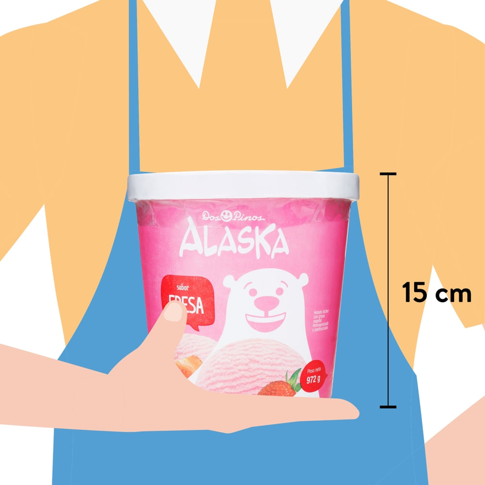 Comprar Helado Dos Pinos Alaska Fresa - 972 g | Walmart Nicaragua