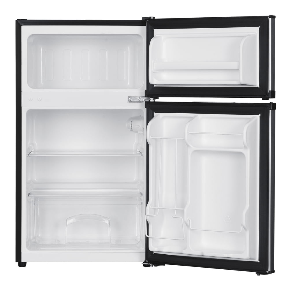 Mini refrigerador tipo mini bar Durabrand gris de acero inoxidable ...