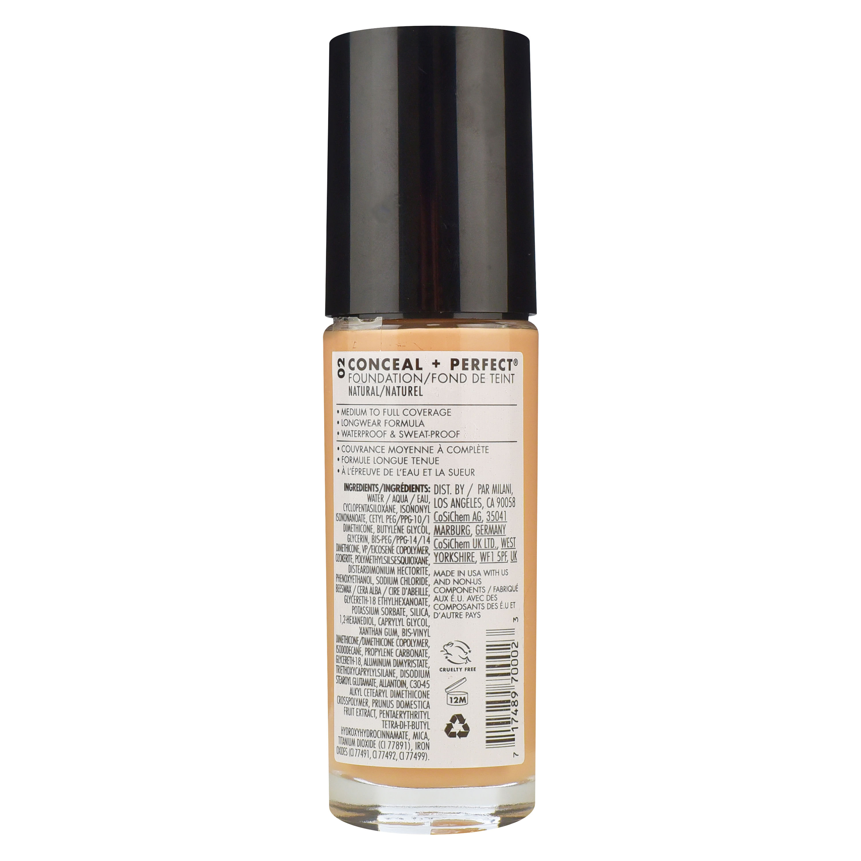 Comprar Milani Base Conceal Perf 2N1 02 Natural | Walmart Nicaragua