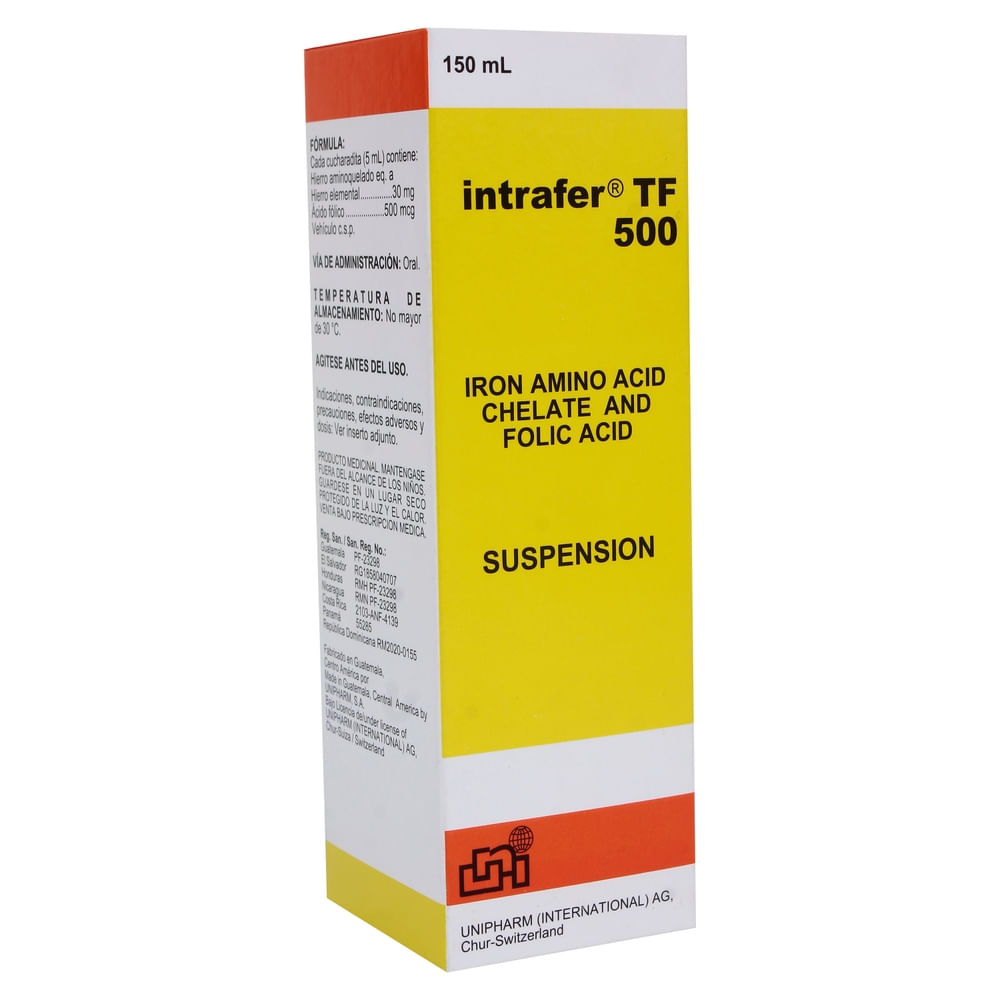 Comprar Intrafer Tf-500 Unipharm Suspension Oral - 150ml | Walmart ...