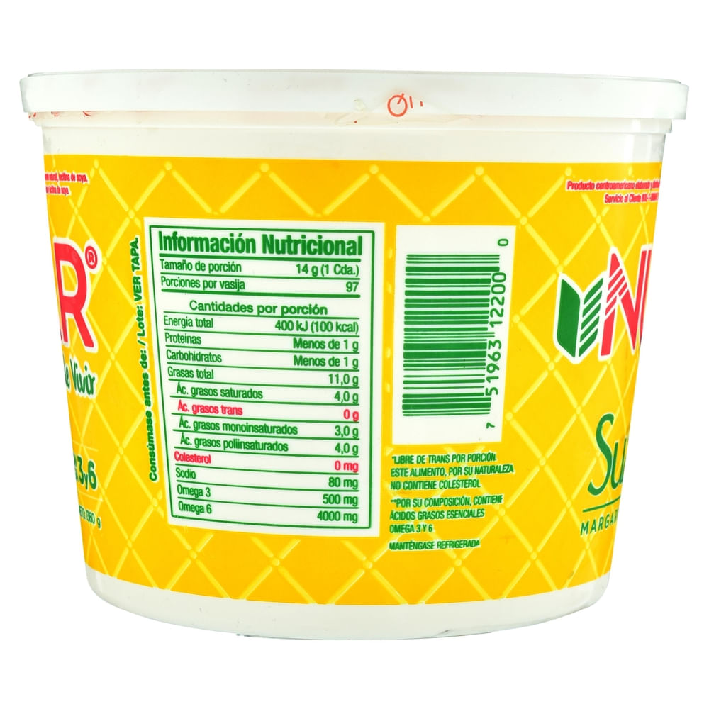 Comprar Margarina Numar Suave Taza - 1360Gr | Walmart Nicaragua - La ...