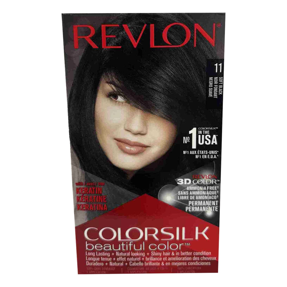 Comprar Tinte Revlon Colorsilk Color Negro Suave Numero - 130 ml ...