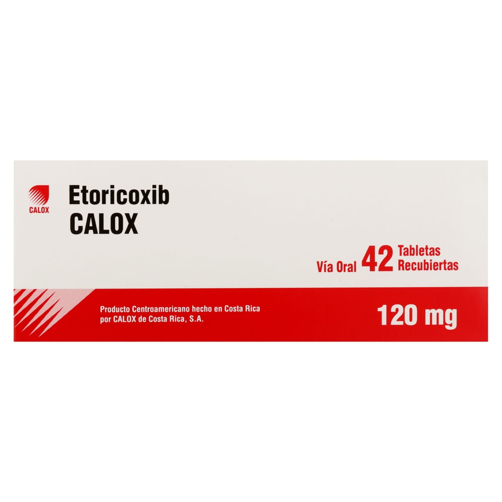 Comprar Etoricoxib Calox -120mg 42Tablas | Walmart Nicaragua - Walmart ...