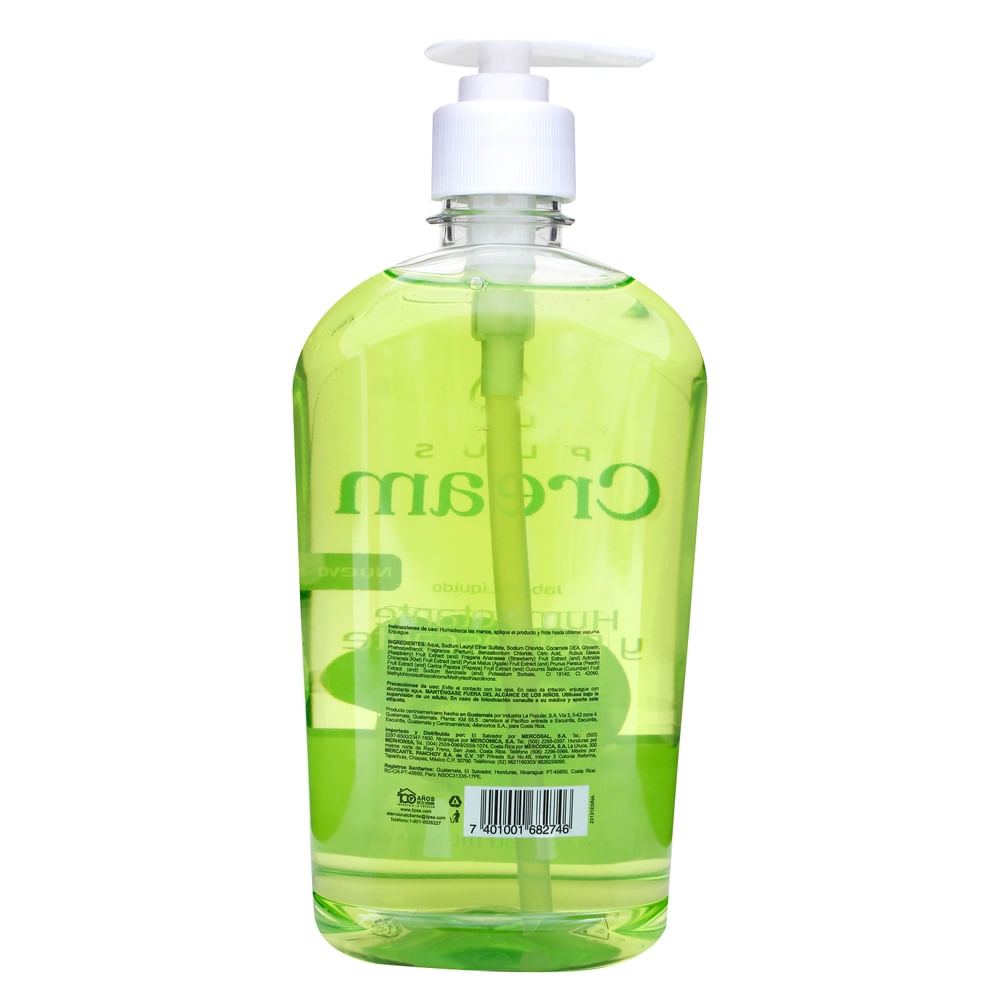 Comprar Jabón líquido Plus Cream kiwi -500 ml | Walmart Nicaragua