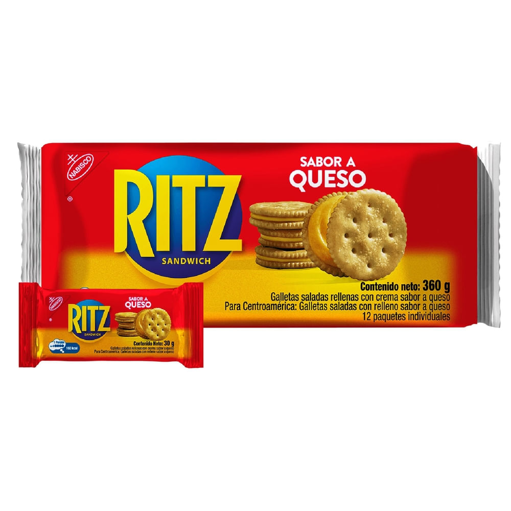 Comprar Ritz Galleta Con Queso 360Gr | Walmart Nicaragua