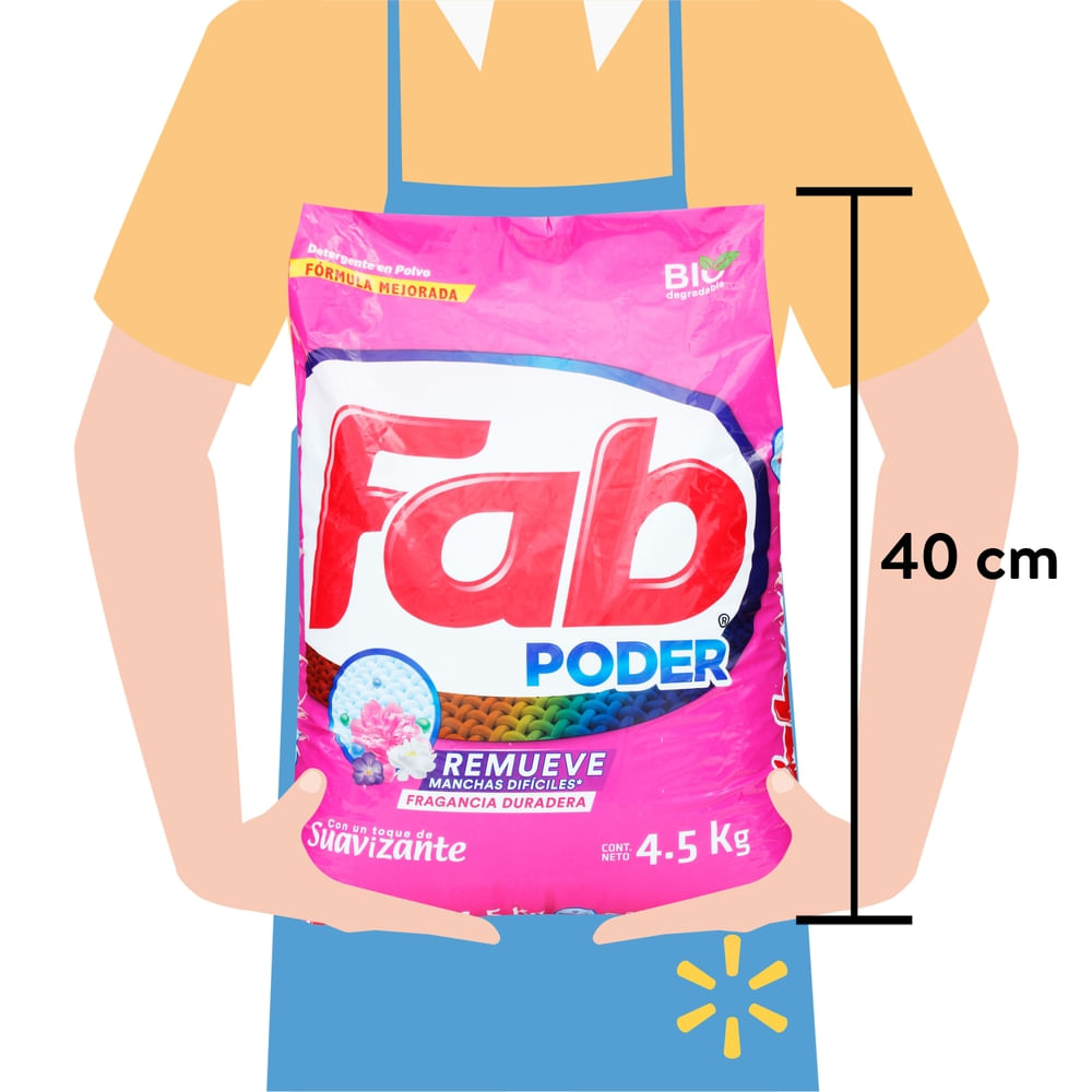 Comprar Detergente Fab 3 En Polvo Aroma Flores Amores - 4500 g ...