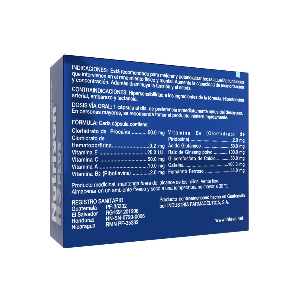 Comprar Nutrison H3 Plus - 30 capsulas -Precio indicado por Unidad ...