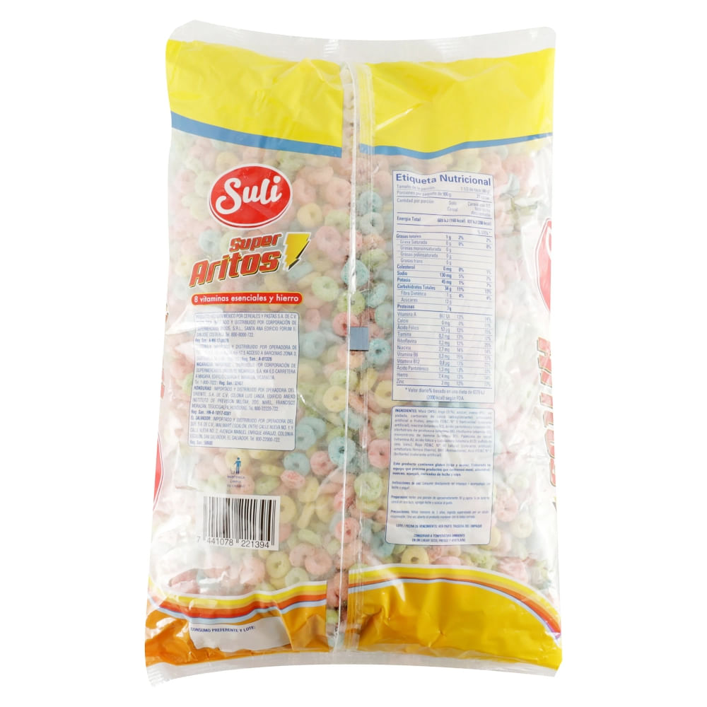 Comprar Cereal Suli Aros De Frutas - 900 g | Walmart Nicaragua