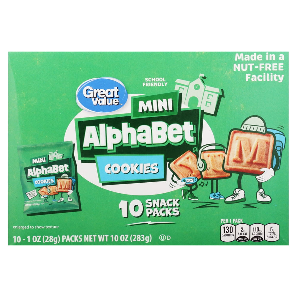 Comprar Great Value Mini Alphabet 283gr | Walmart Nicaragua