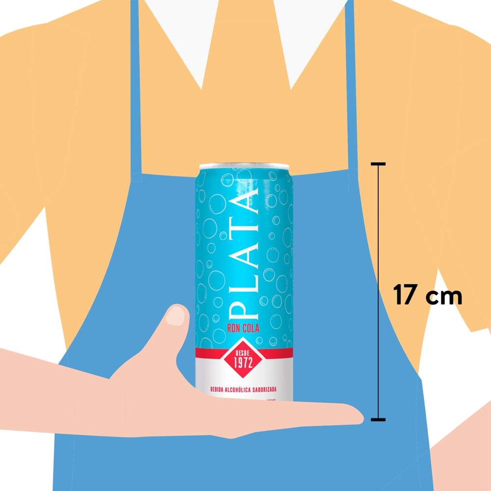 Comprar Rtd Ron Cola Plata 340 Ml | Walmart Nicaragua